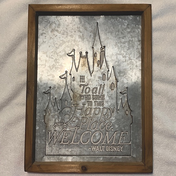 Disney | Wall Decor | Disney Welcome Sign | Poshmark